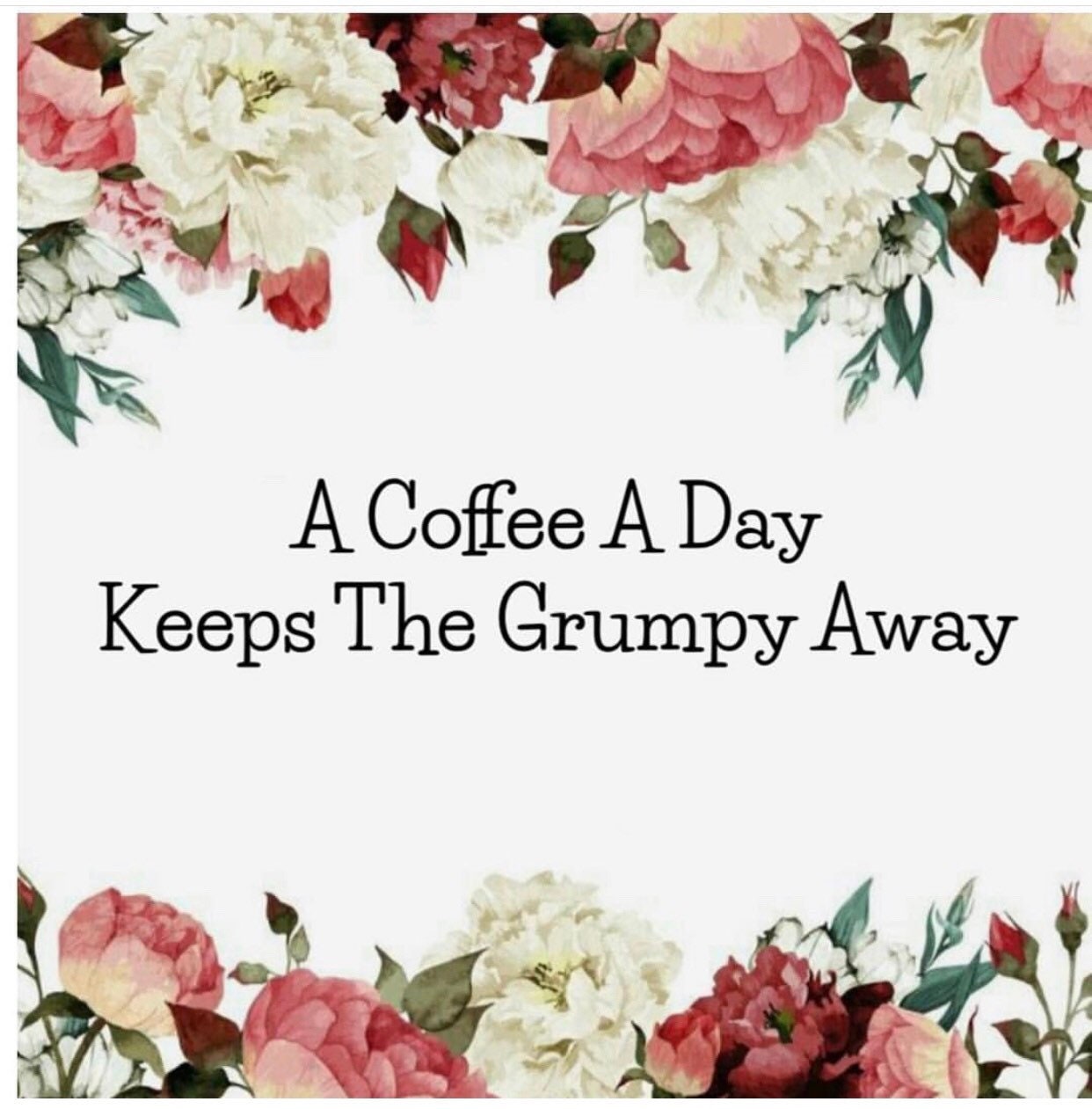 A Coffee A Day Keeps the Grumpy Away Funny Quote Fridge Magnet - Etsy