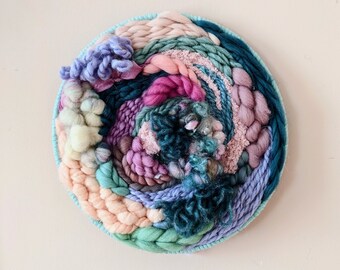 Round Fiber Art - Etsy