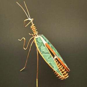 Med. Green Mottled Praying Mantis - Etsy