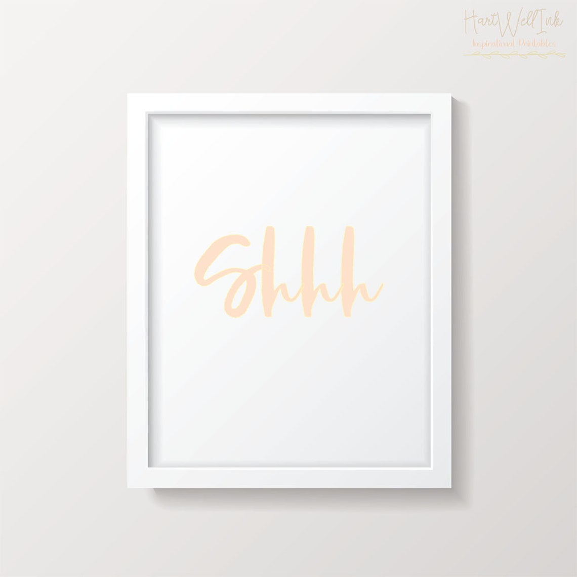 Shhh Nursery Print, Nursery Printable, Kids Decor, Baby Wall Quotes ...