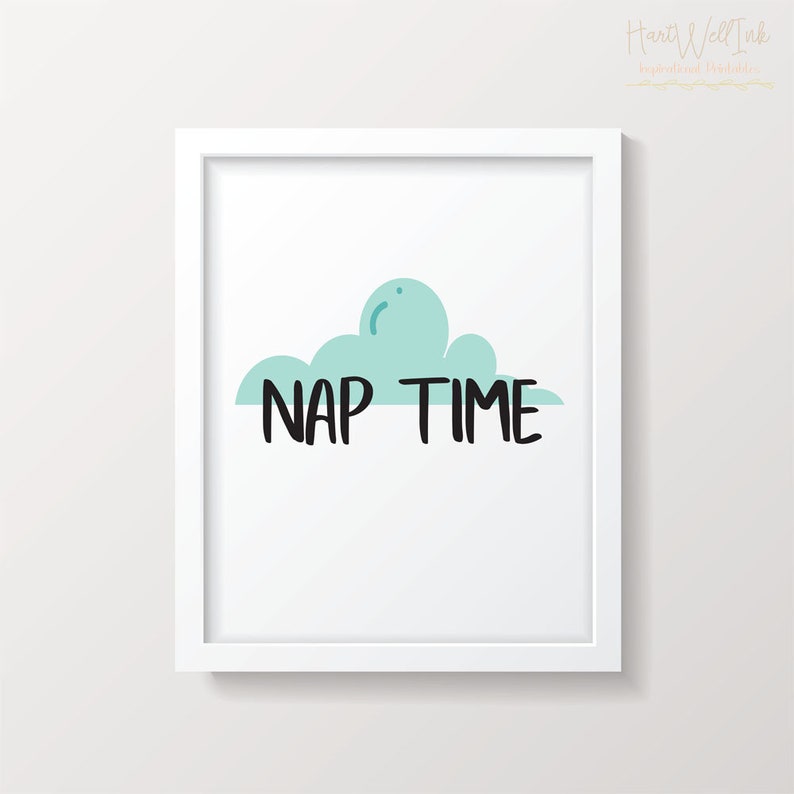 Nap Time Nursery Art Printable, Baby Wall Quotes, Kids Wall Print ...