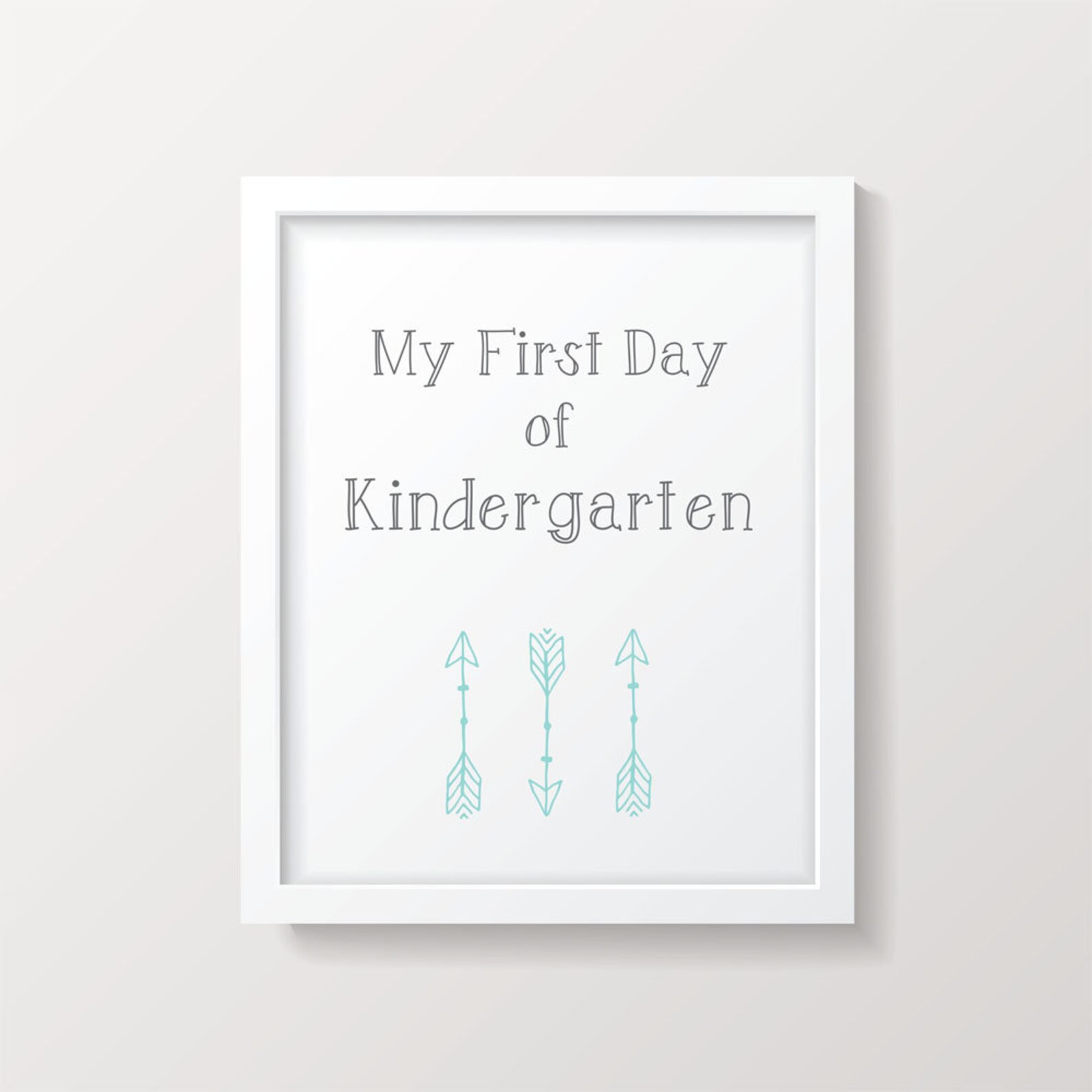 First Day of School Printable, Back to School Sign, Elementary School ...