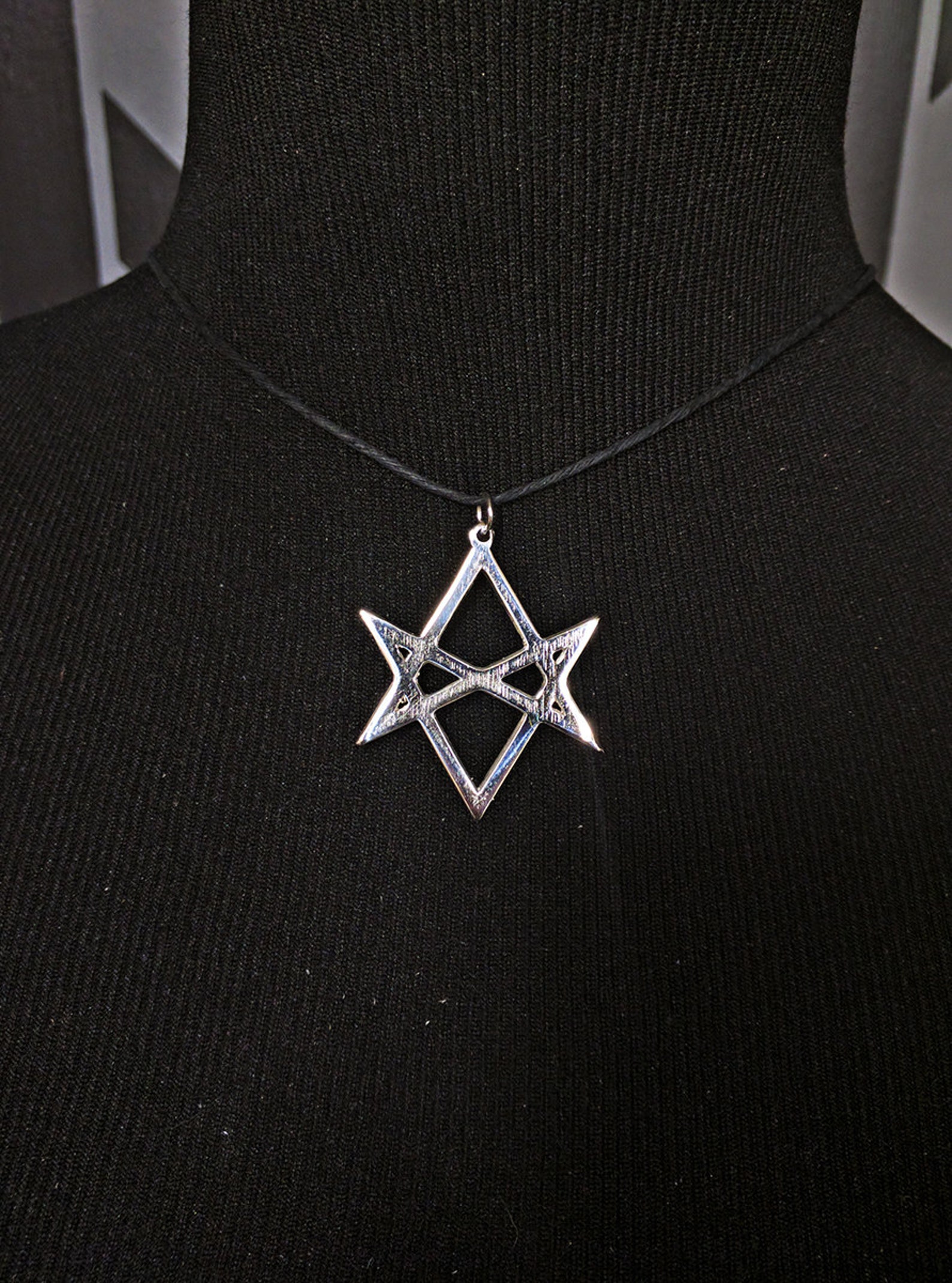 Thelema Unicursal Hexagram Pendant Necklace - Etsy