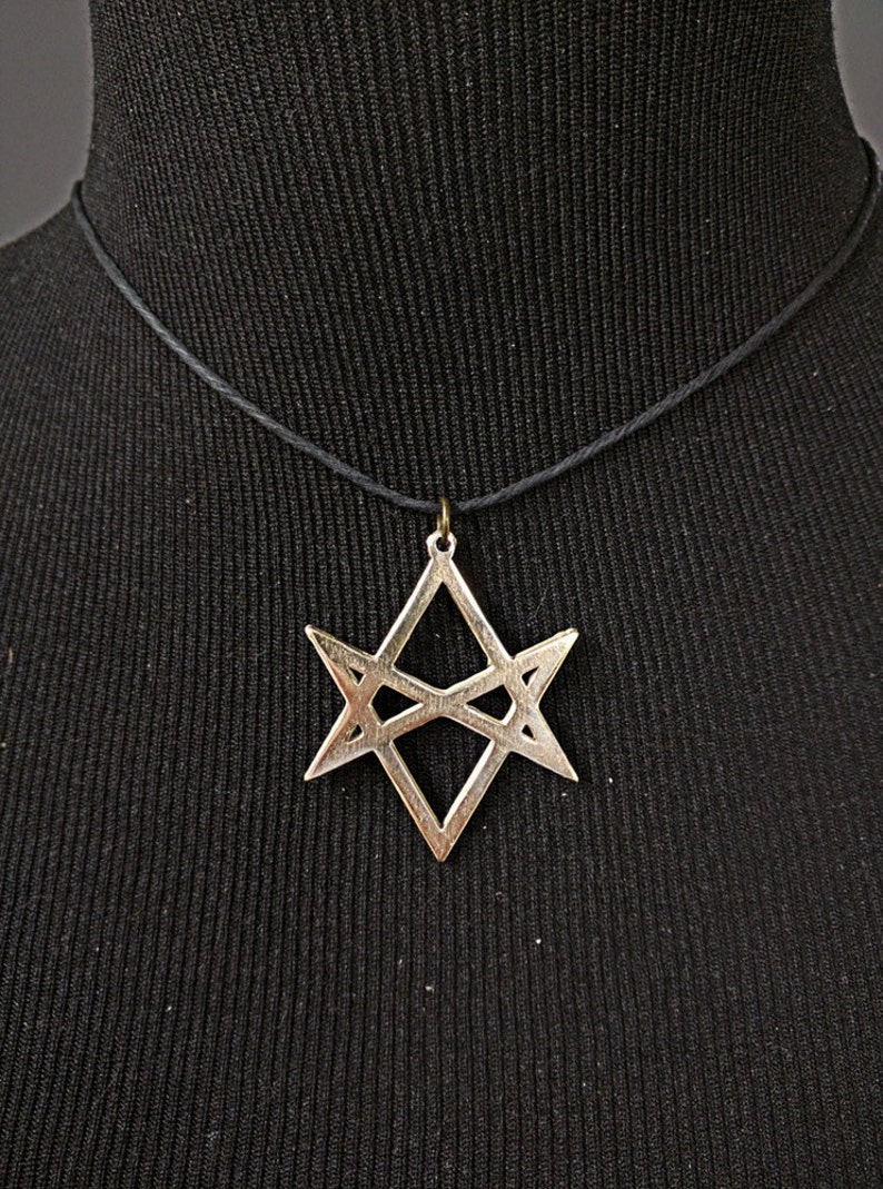 Thelema Unicursal Hexagram Pendant Necklace - Etsy