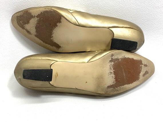 RENAISSANCE COSPLAY Shoes vintage womens size 8.5 Gol… - Gem