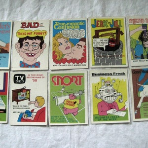 Fleer Crazy Covers, Crazy Magazine Cover Stickers, Topps Chewing Gum ...