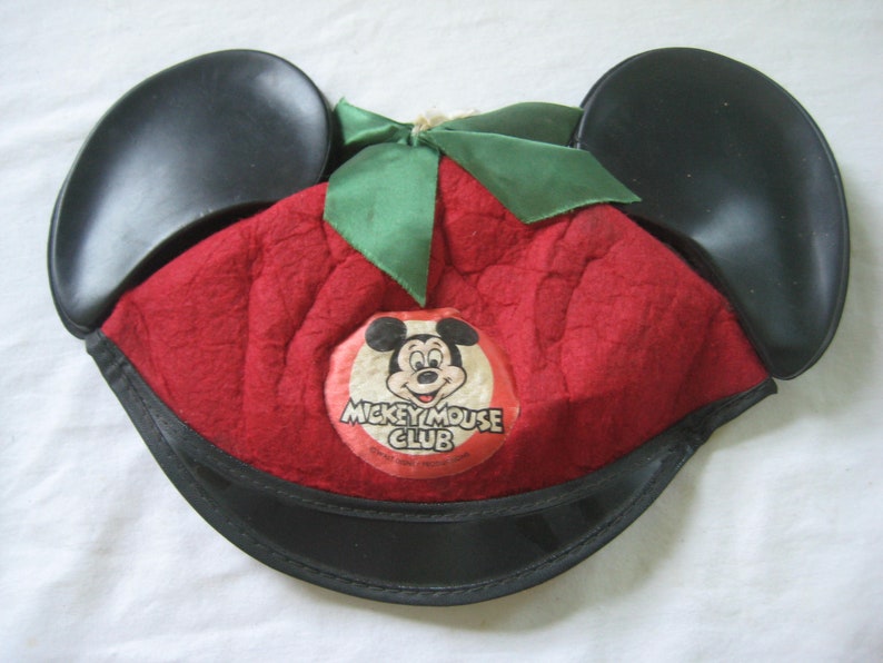 Mickey Mouse Club Hat Mickey Hand Puppet Disney Collector - Etsy