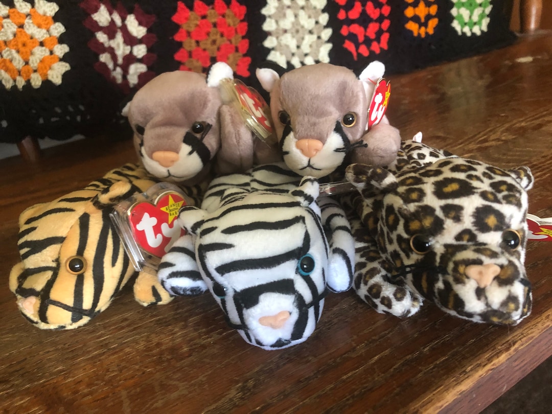 TY Beanie Babies Big Cats Theme, Canyon Mountain Lion - Etsy