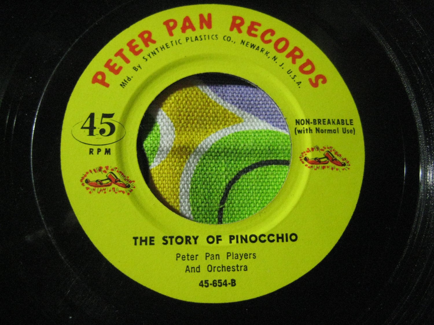 Vintage Peter Pan Records, Pinocchio, 45 RPM, 1960's, Peter Pan Players ...