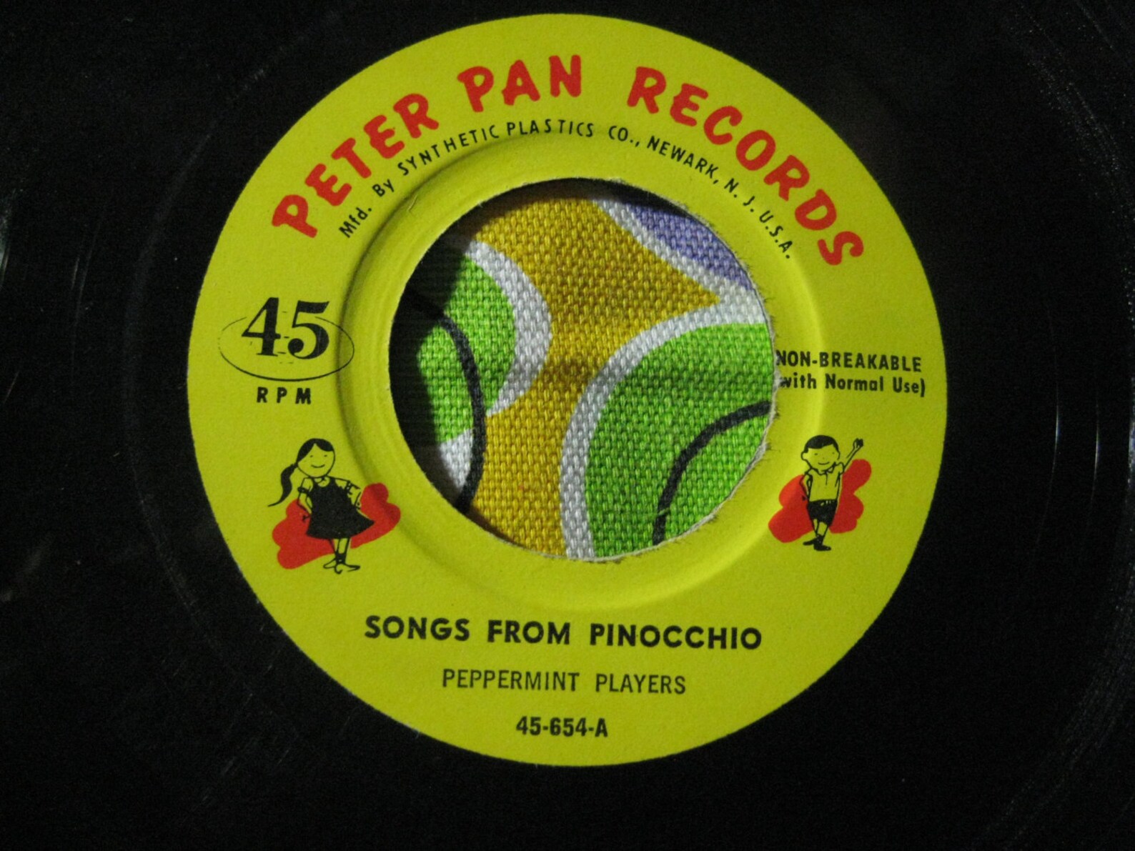 Vintage Peter Pan Records, Pinocchio, 45 RPM, 1960's, Peter Pan Players ...