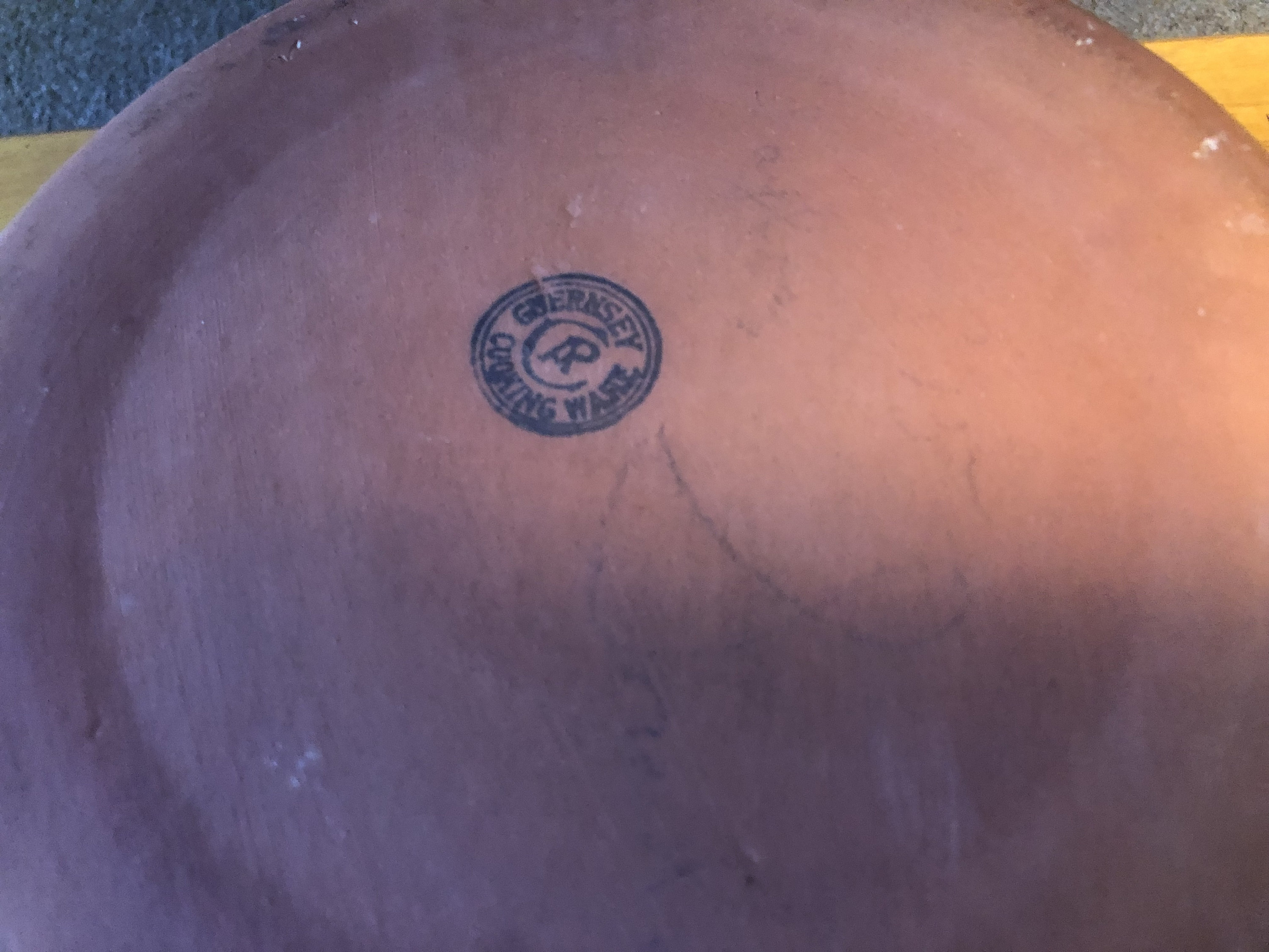 Guernsey Cooking Ware One Quart Casserole Dish With Lid, Metal Carrying ...