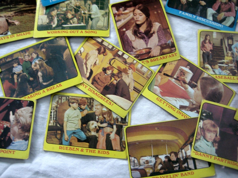 Partridge Family Vintage Trading Cards Collector Cards 1971 - Etsy