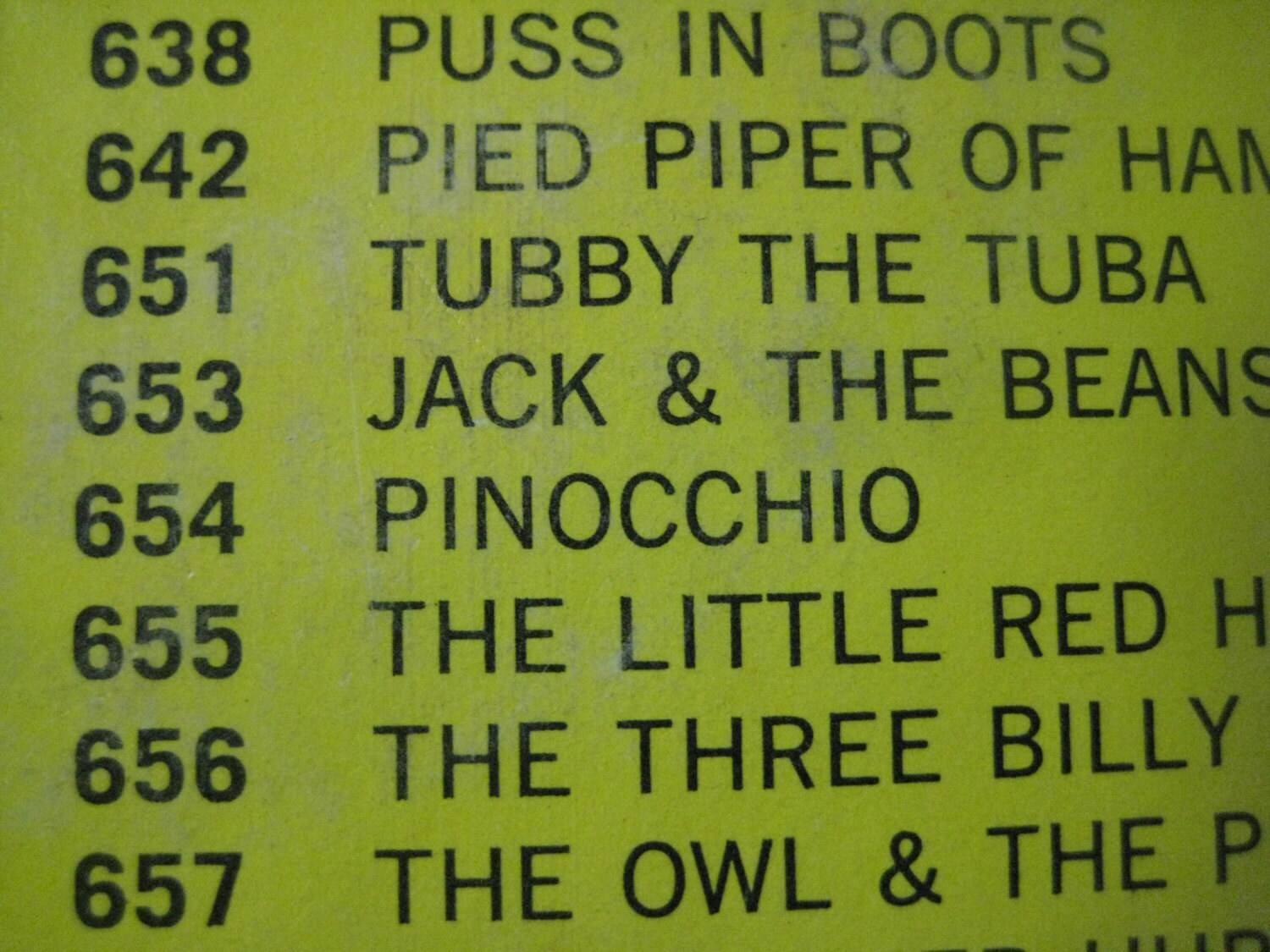 Vintage Peter Pan Records, Pinocchio, 45 RPM, 1960's, Peter Pan Players ...