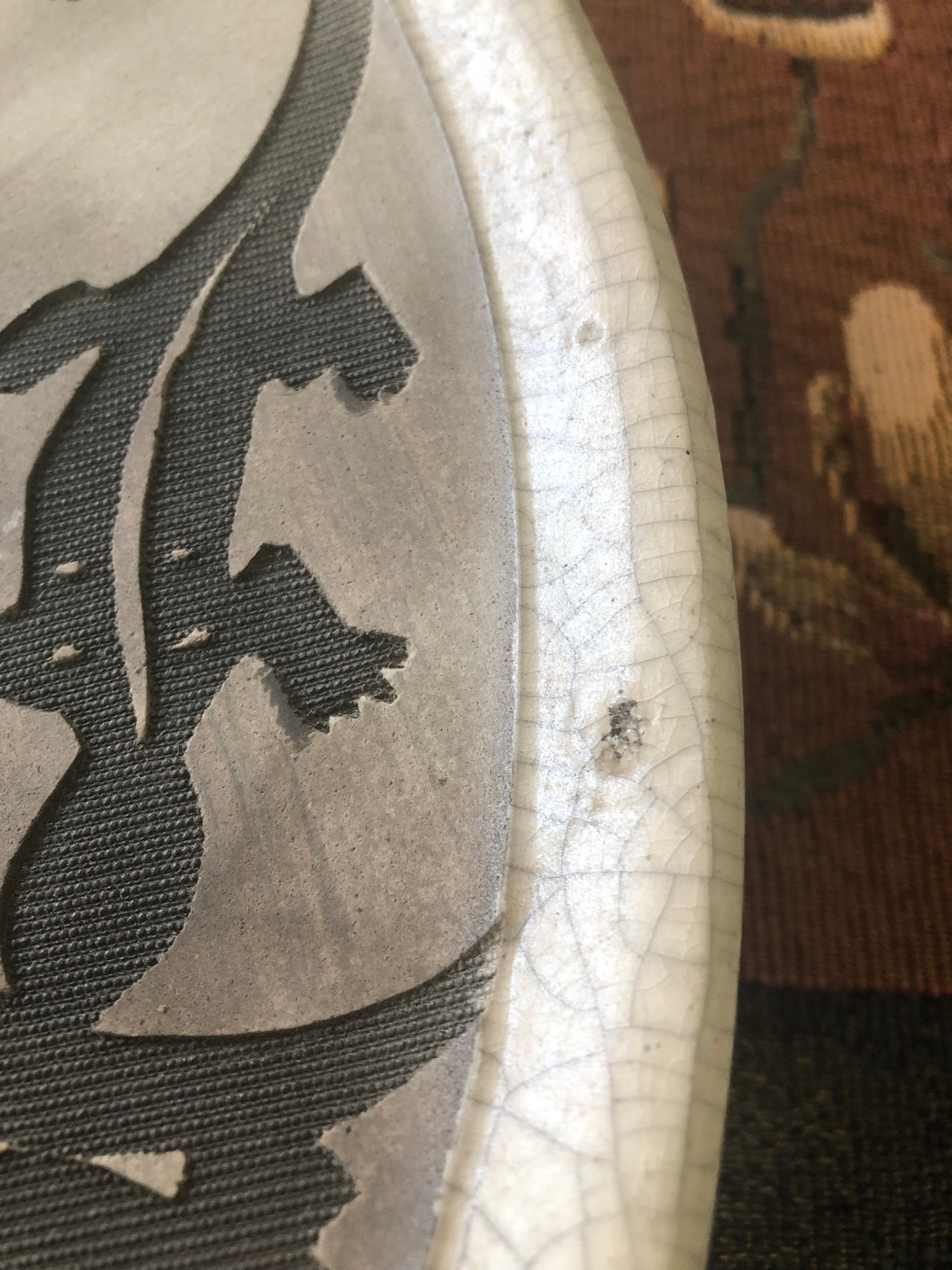 Gecko Lizard Pottery Large Plate 14 1/4 Diameter - Etsy