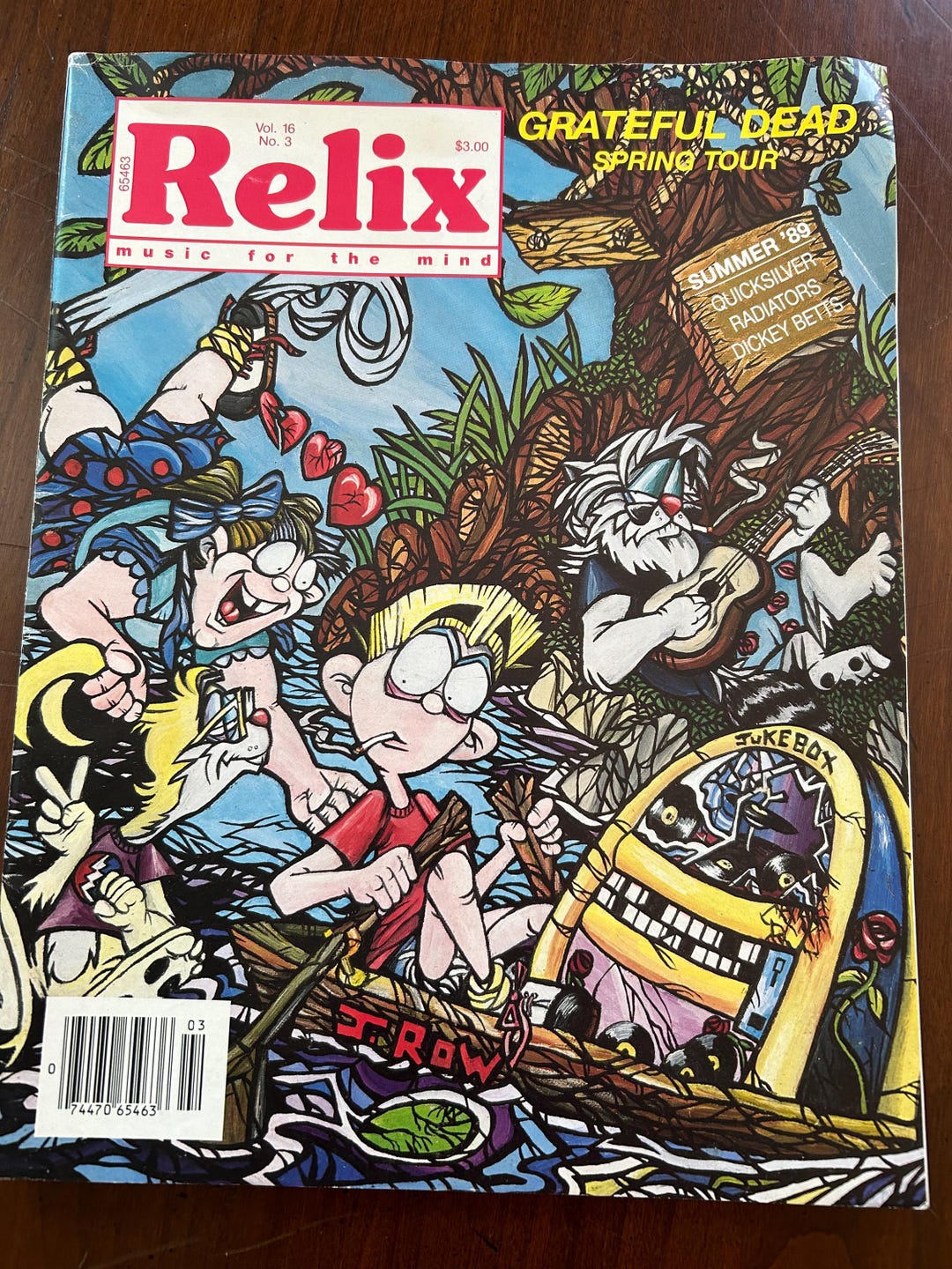 Relix Magazine, Music for the Mind, Vol. 16 No. 3, June 1989, Grateful ...