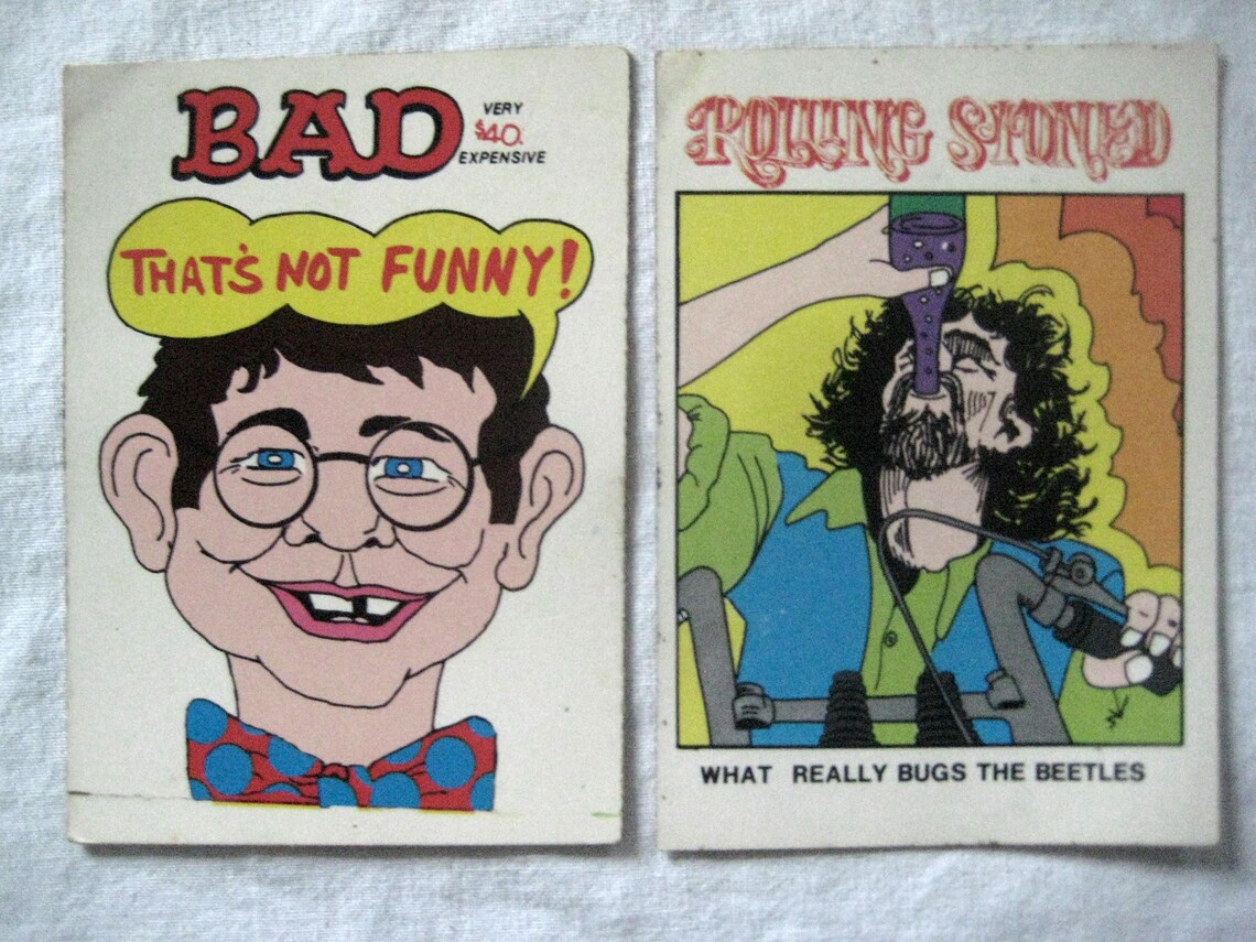 Fleer Crazy Covers, Crazy Magazine Cover Stickers, Topps Chewing Gum ...