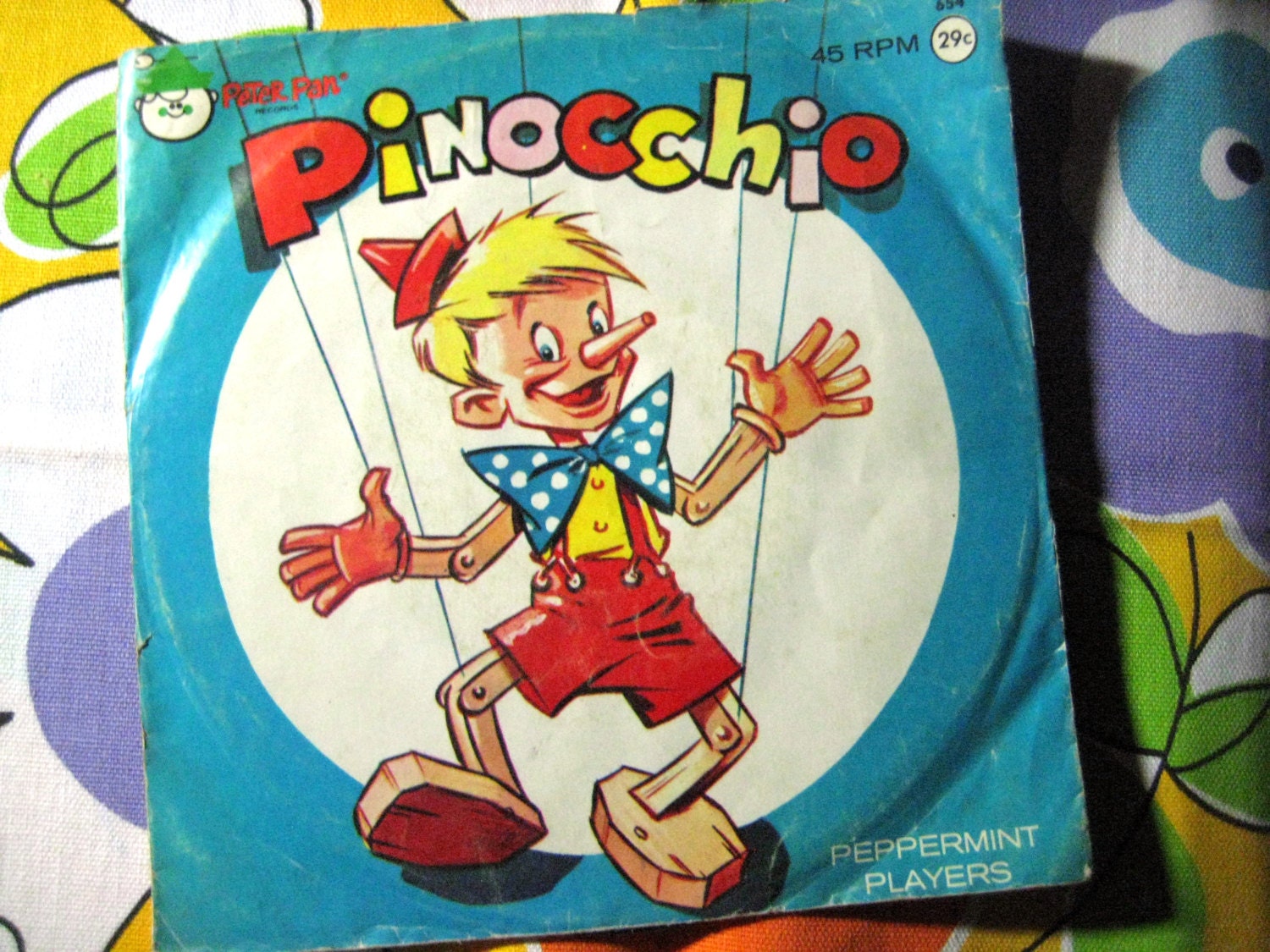 Vintage Peter Pan Records Pinocchio 45 RPM 1960's - Etsy