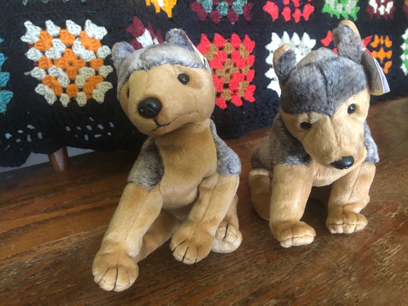 TY Beanie Babies Forest Plains Theme Animals Sarge Wolf - Etsy