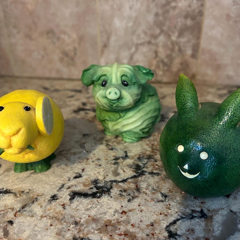 Enesco Bunny Figurines - Etsy