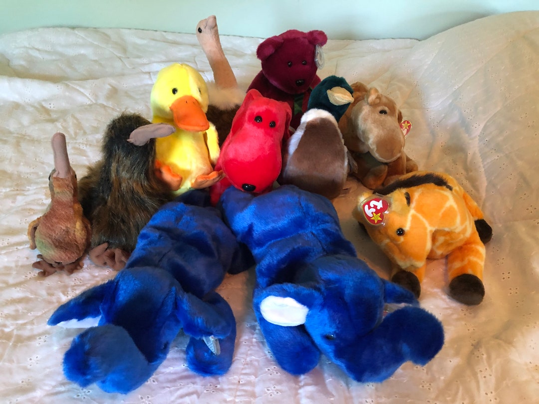 TY Beanie Buddies, Large Beanie Babies, 1990's, You Choose, Rover ...