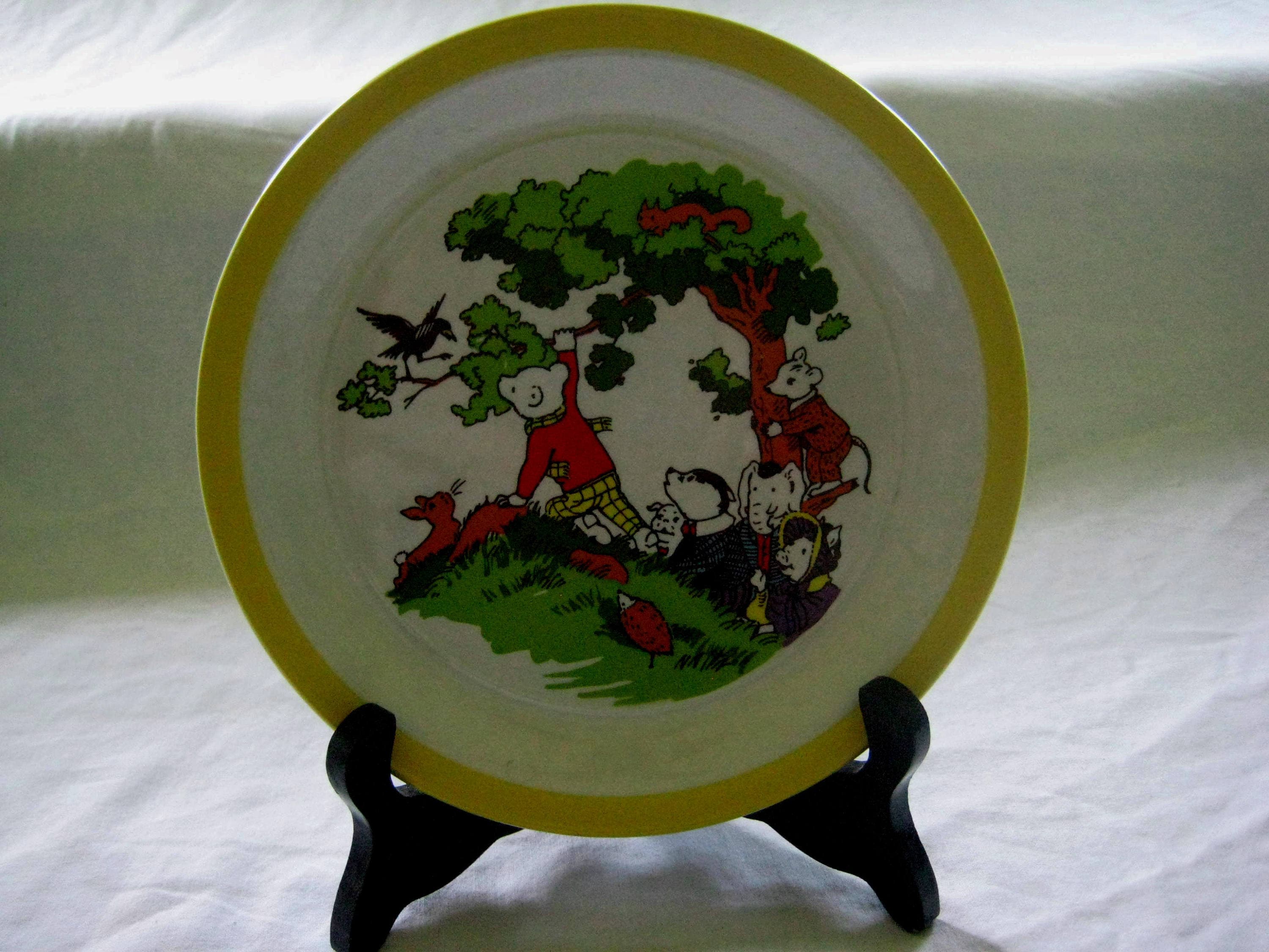 Barratts of Staffordshire England Decorative Plate, Forest Animals ...