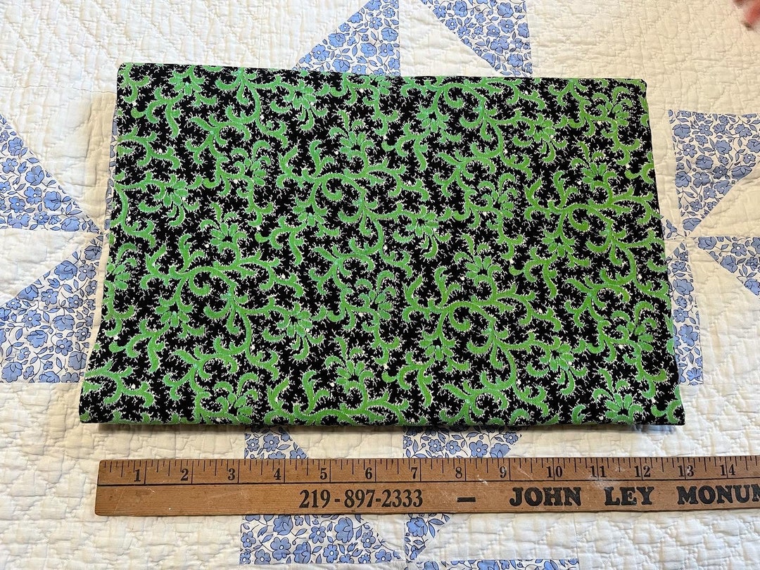 1920s Fabric Yardage // True Vintage Sewing Fabric // Cotton // Flannel ...