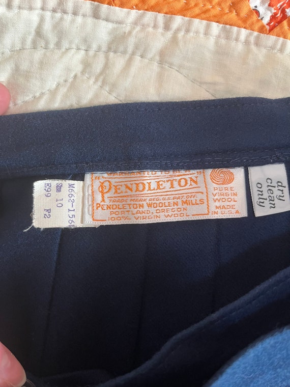 Vintage 1960s Pendleton Wool Wrap Skirt // Vintage Wo… - Gem