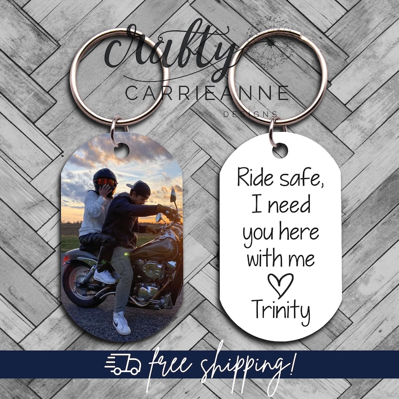 Motorcycle Keychain - Etsy