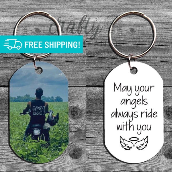 Motorcycle Keychain - Etsy