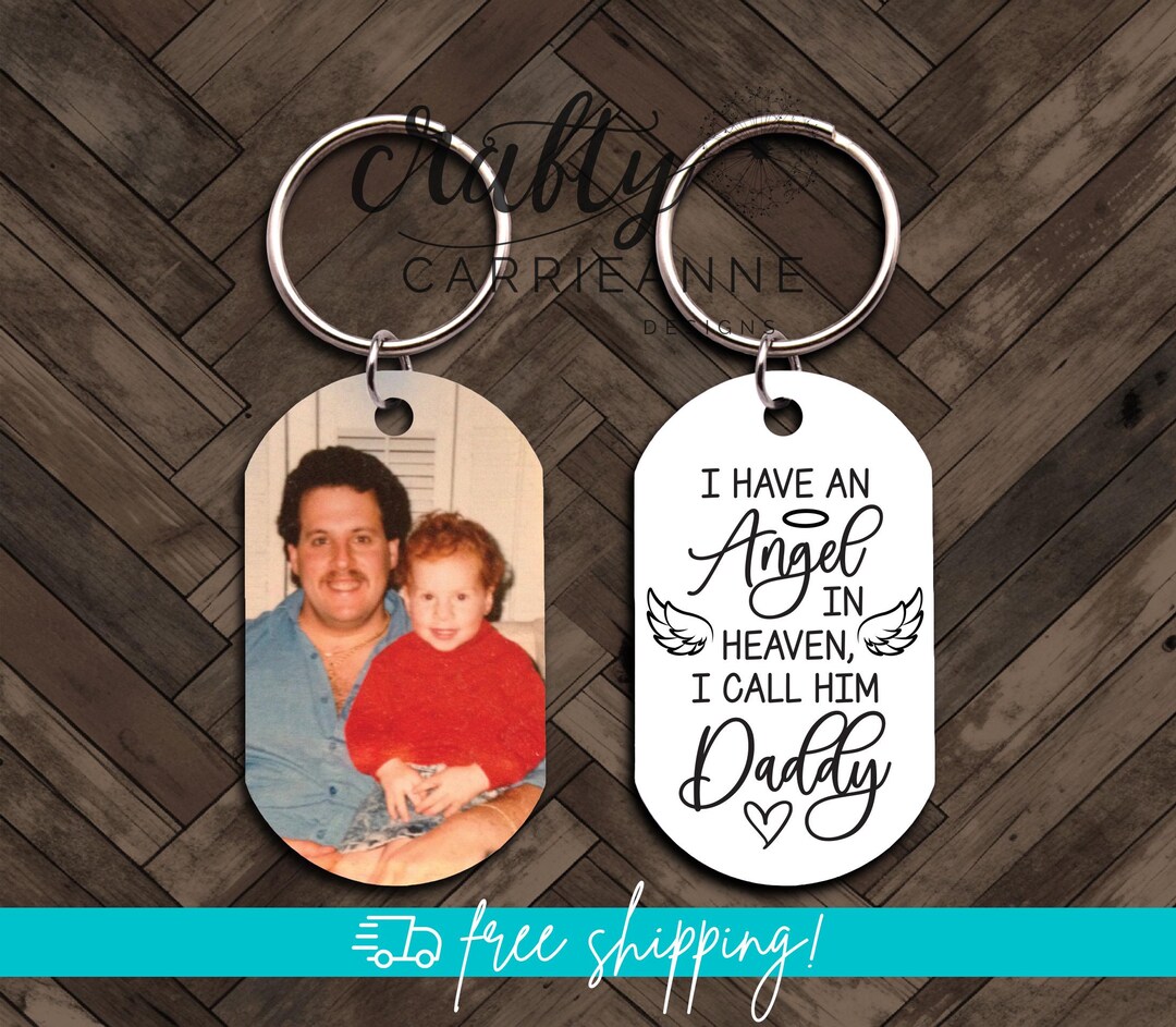 Dad Memorial Gift, I Have an Angel in Heaven, Custom Loss of Father ...