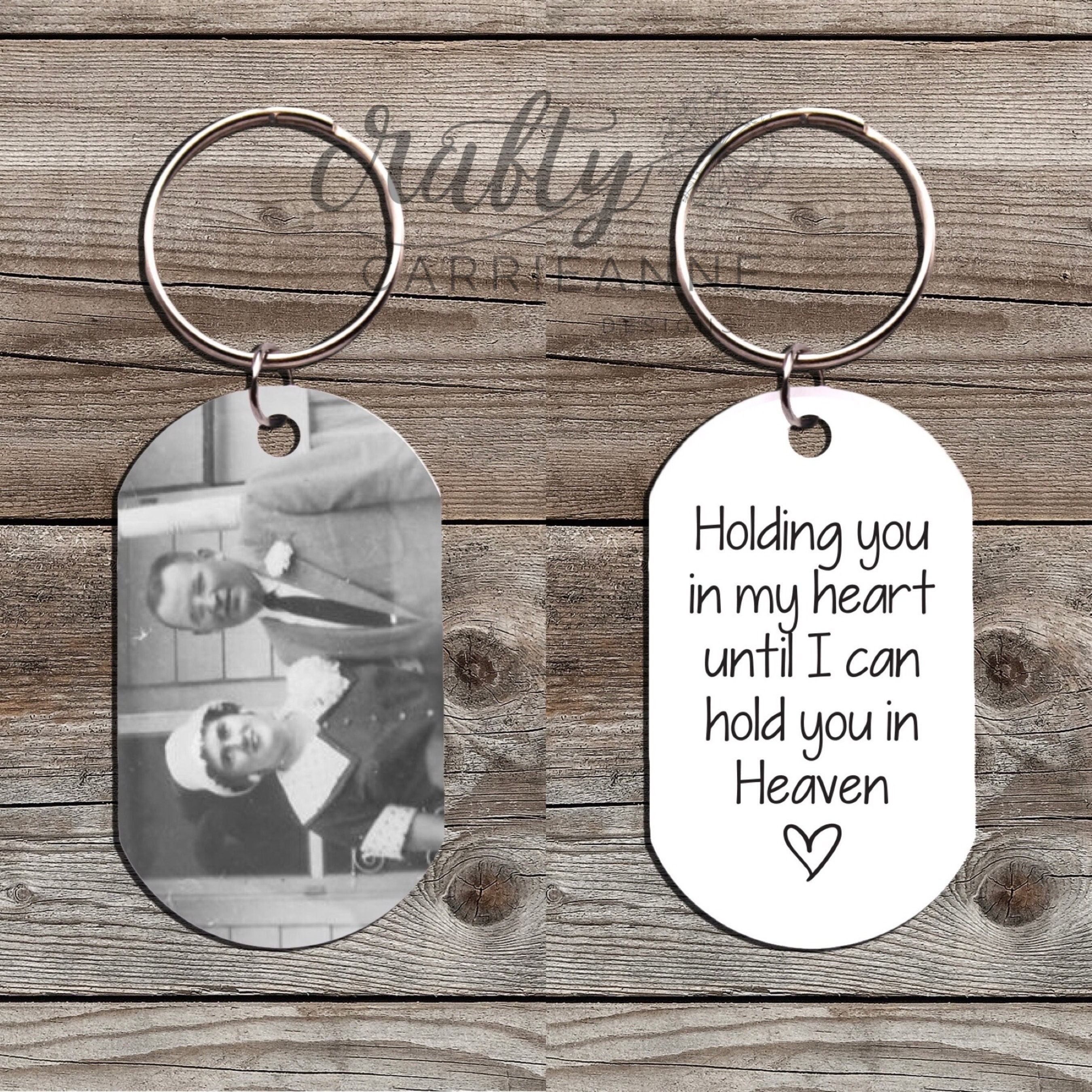 Memorial Keychain Memorial Gift for Loss of Father in Memory - Etsy
