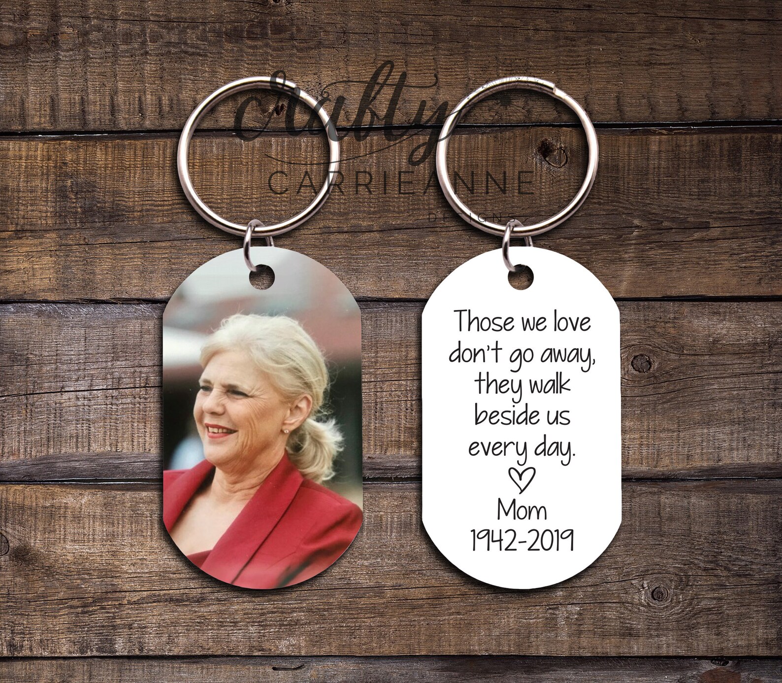 Memorial Gift for Loss of Mother, Memorial Keychain, Those We Love Don ...