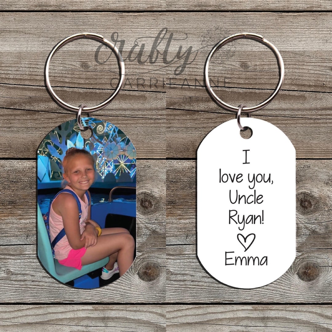 Personalized Uncle Keychain Best Uncle Ever Gift for Him - Etsy