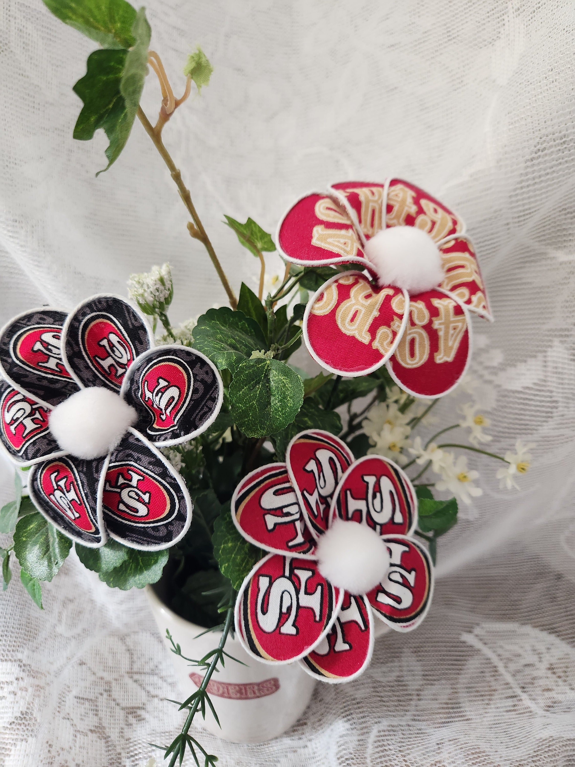 San Francisco 49ers Floral Arrangement 2569 - Etsy