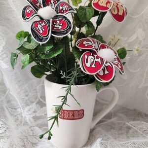 San Francisco 49ers Floral Arrangement 2569 - Etsy