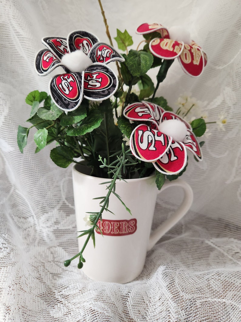 San Francisco 49ers Floral Arrangement 2569 - Etsy