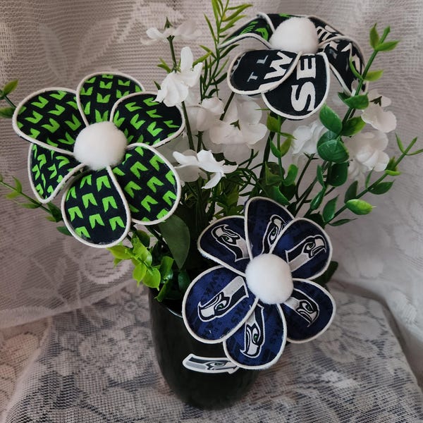 Seahawks Flower - Etsy