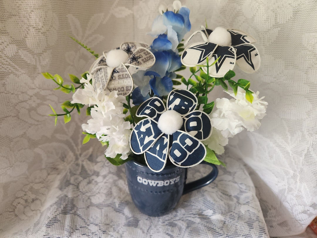 Dallas Cowboys Floral Arrangement 2458 - Etsy