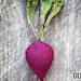 BEET Crochet Pattern PDF Crochet beetroot pattern Amigurumi | Etsy