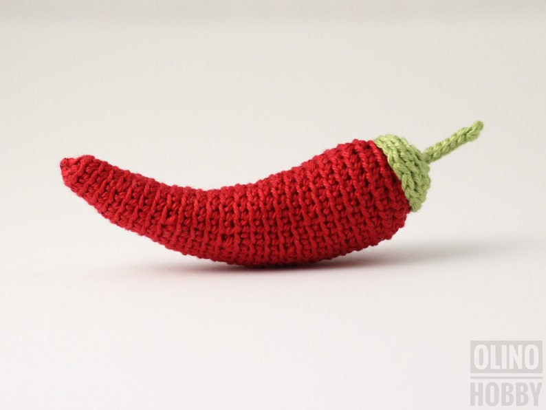 HOT PEPPER Crochet Pattern PDF Crochet Hot Pepper Pattern - Etsy UK
