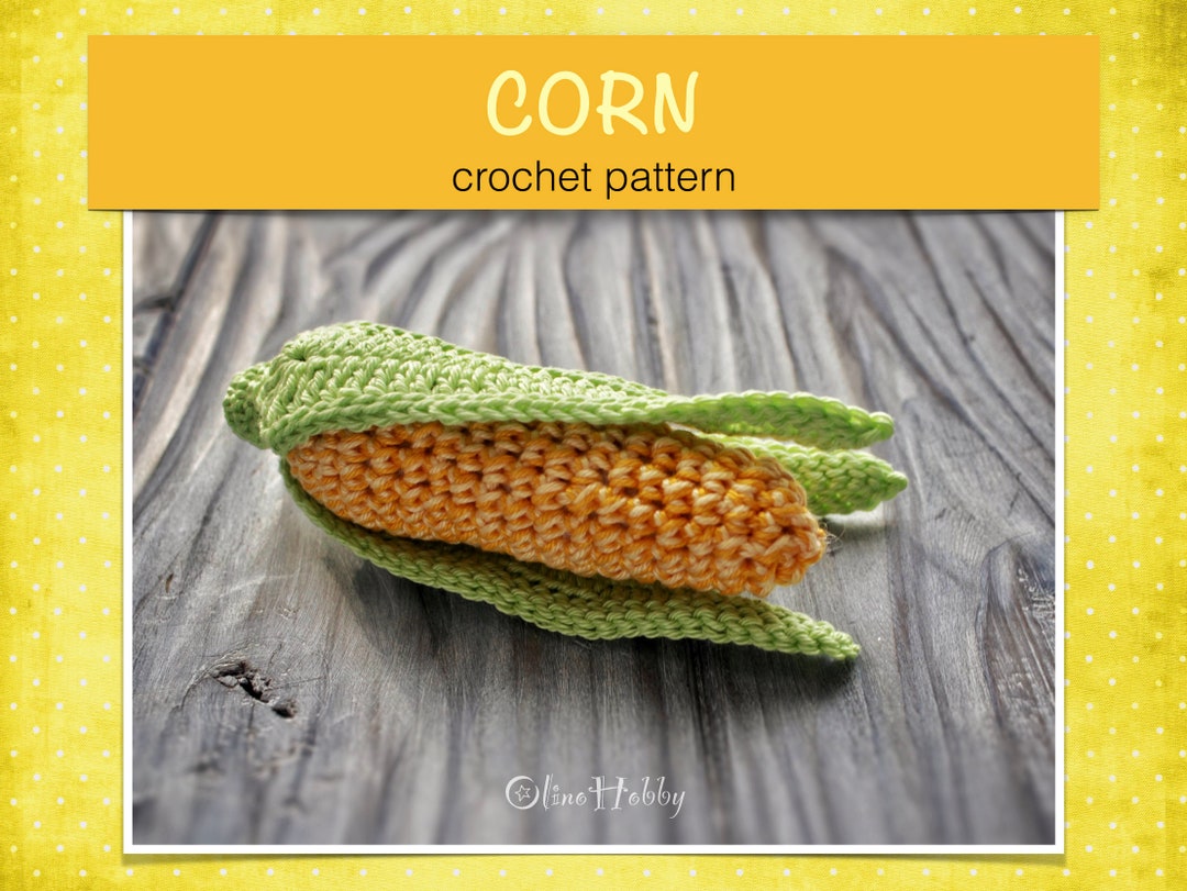 CORN Crochet Pattern for Beginners - Etsy