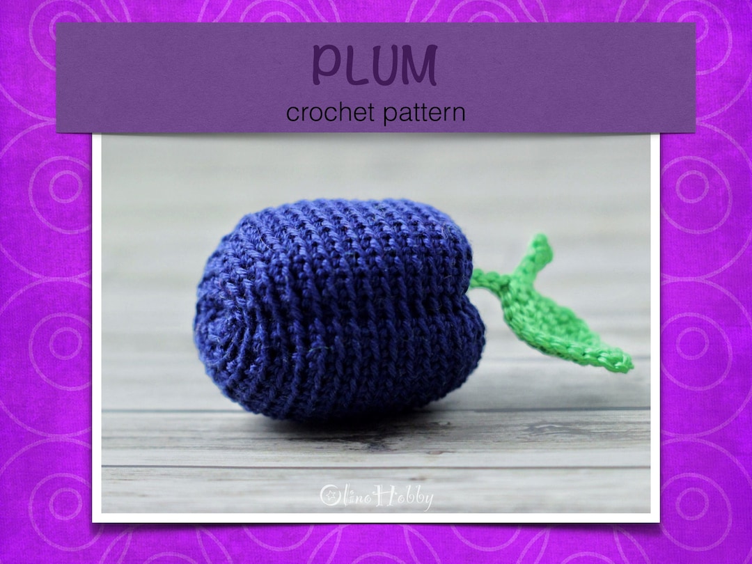PLUM Crochet Pattern for Beginners - Etsy