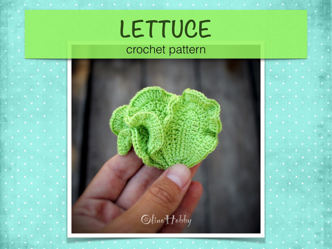 LETTUCE Crochet Pattern PDF Crochet Lettuce Leaves Amigurumi | Etsy ...