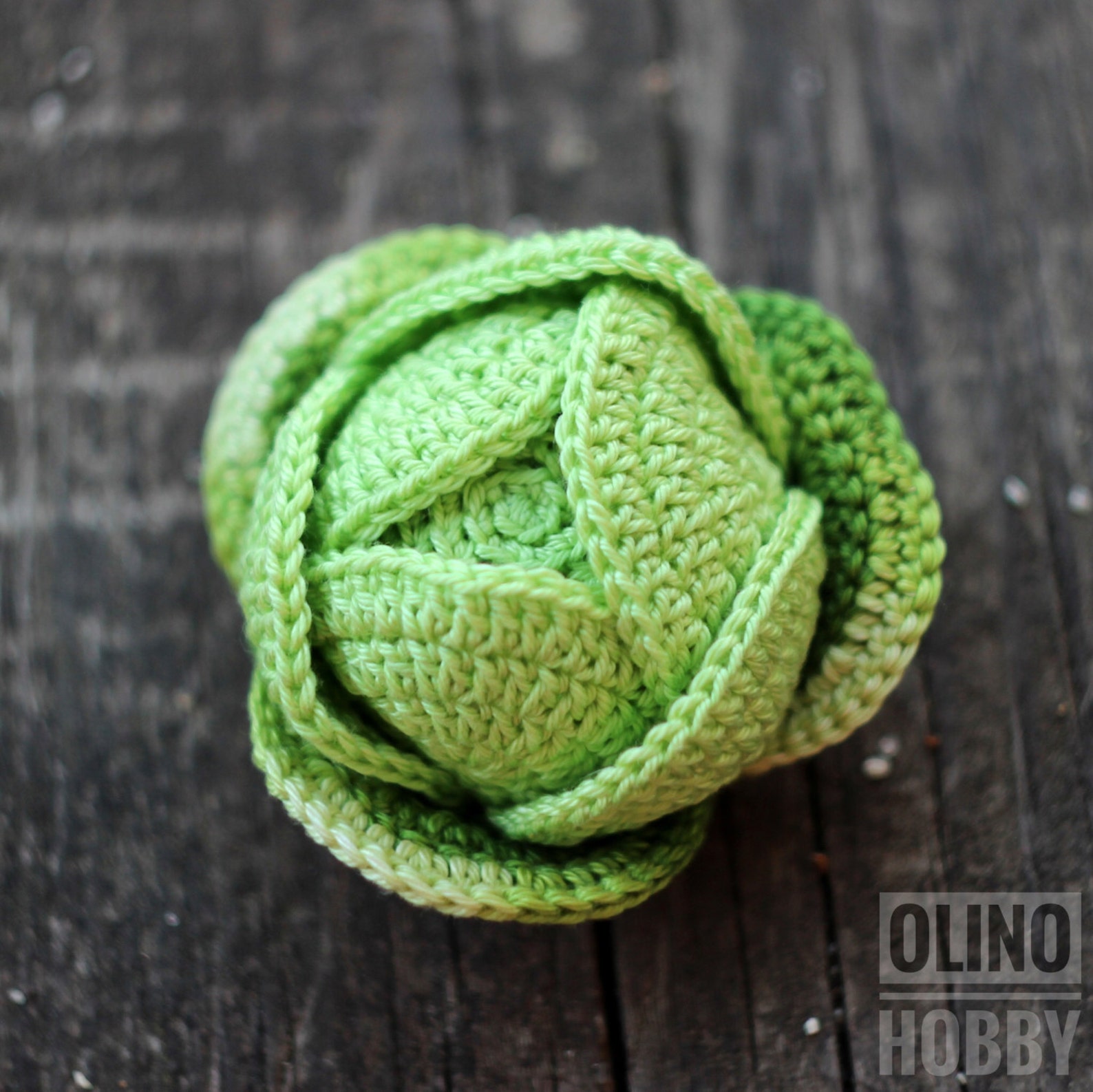 CABBAGE crochet pattern PDF Crochet cabbage pattern | Etsy