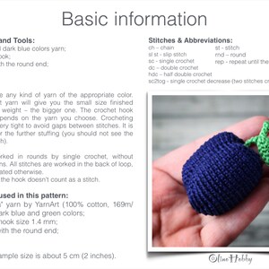 PLUM Crochet Pattern for Beginners - Etsy