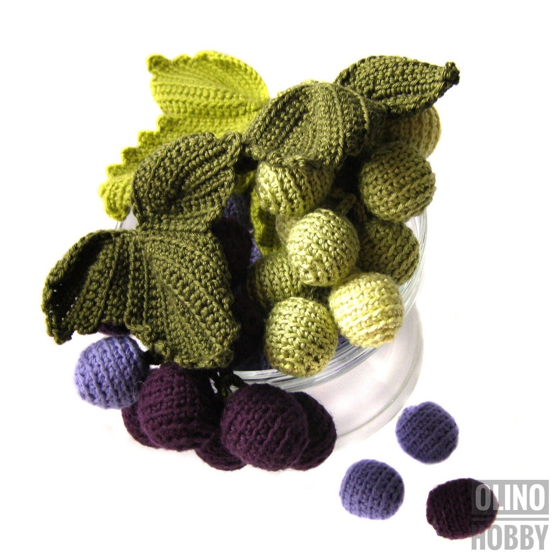 GRAPE Crochet Pattern PDF Crochet Grape Pattern Bunch of - Etsy