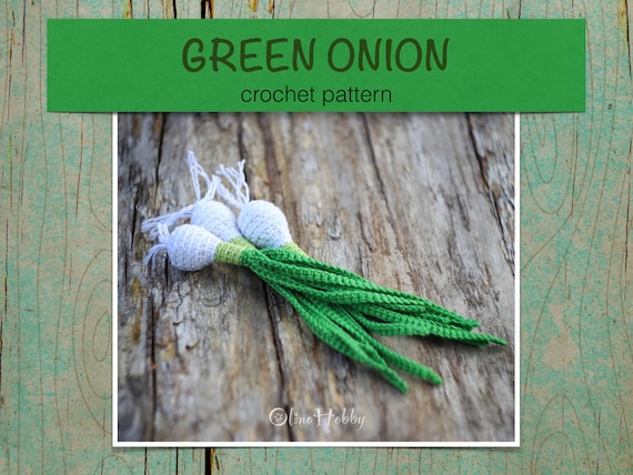Green Onion Crochet Pattern PDF Crochet onion pattern - Etsy France