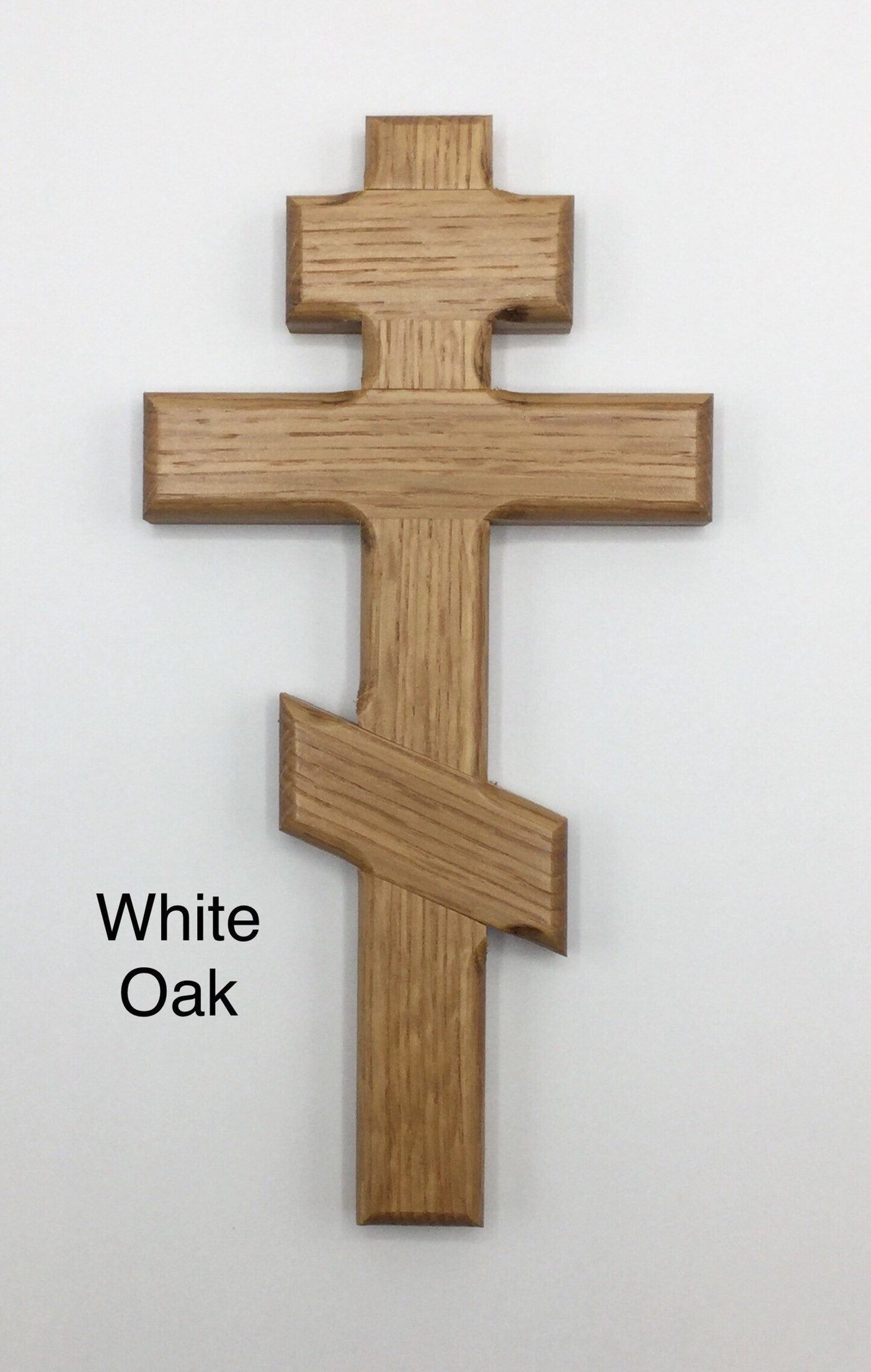 Orthodox 3-bar Wooden Cross - Etsy