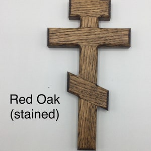 Orthodox 3-bar Wooden Cross - Etsy