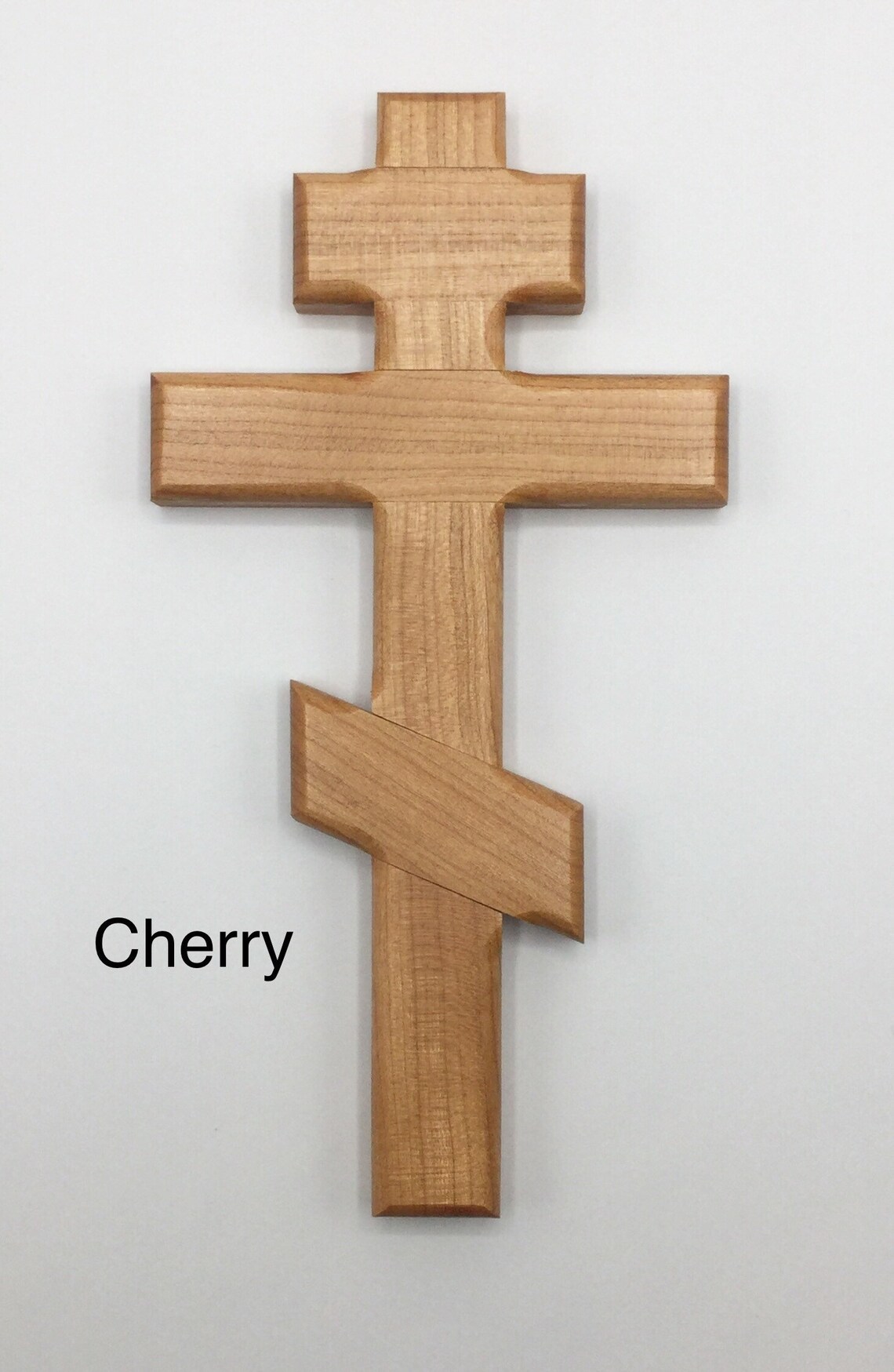 Orthodox 3-bar Wooden Cross - Etsy